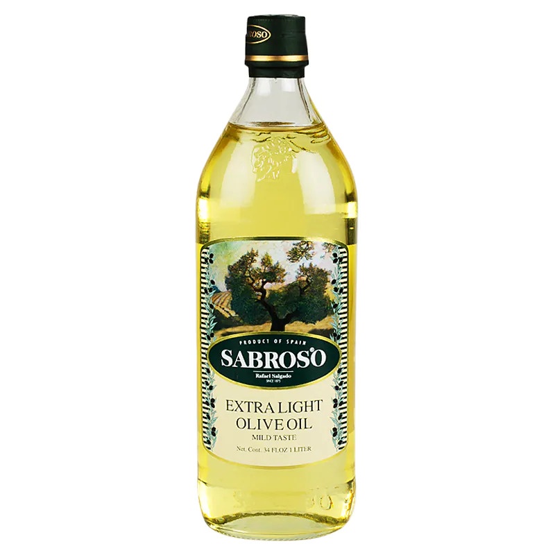 ซาโบรโซ เพียว น้ำมันมะกอกธรรมชาติผ่านกรรมวิธี 1 ลิตร Sabroso Pure Olive ...