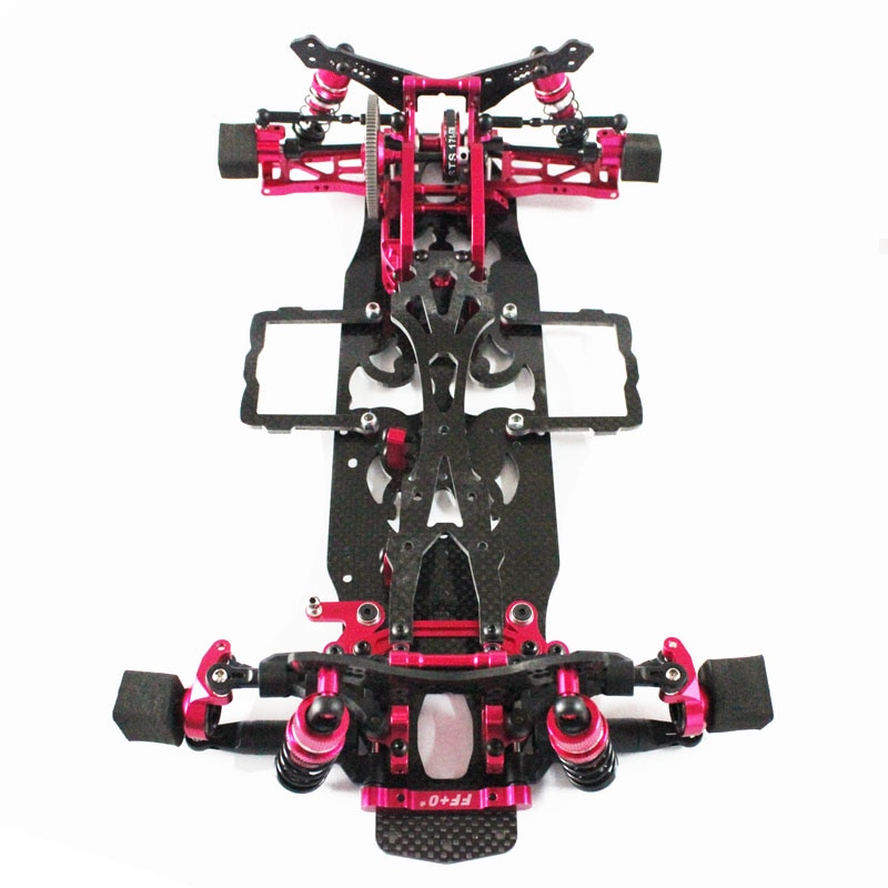 110 SAKURA D4 RWD E Drift Racing Car Frame Body Kit Alloy Carbon Two ...