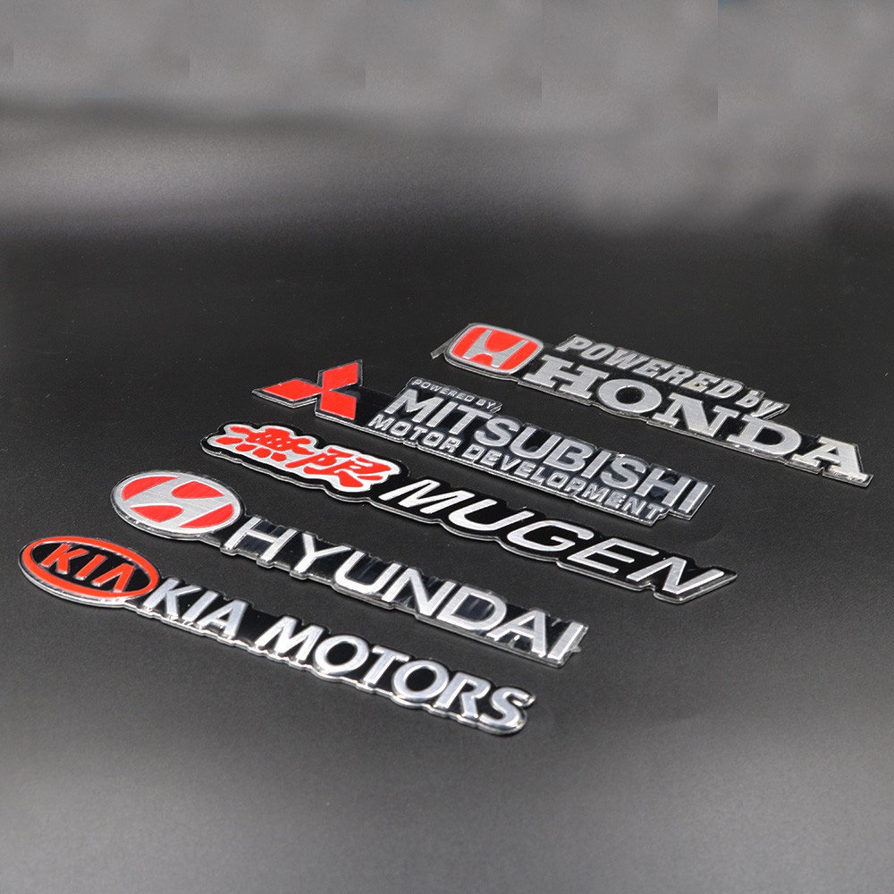 ♨♦1X Car emblem side Trunk Emblem Badge Sticker Decal for KIA Honda ...