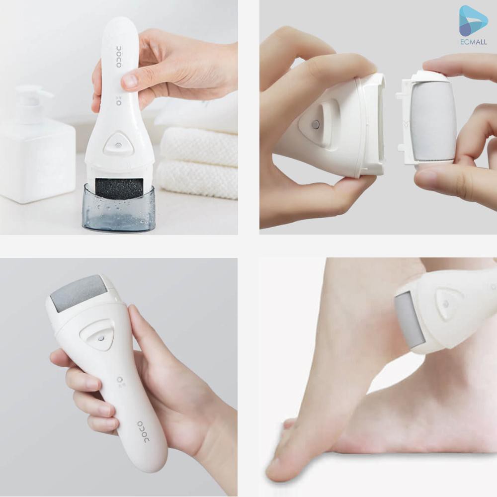 EcmallDOCO Electric Foot Scrubber Dead Skin Callus Remover Feet Care ...
