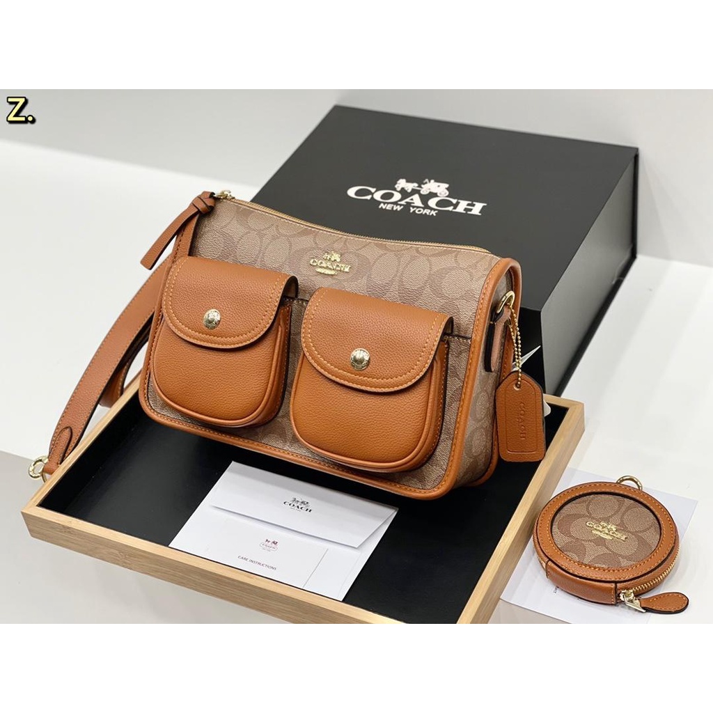 HOT 2021 Bag Coach Coach New Ennie Three In One Postal Bag Too Much ...