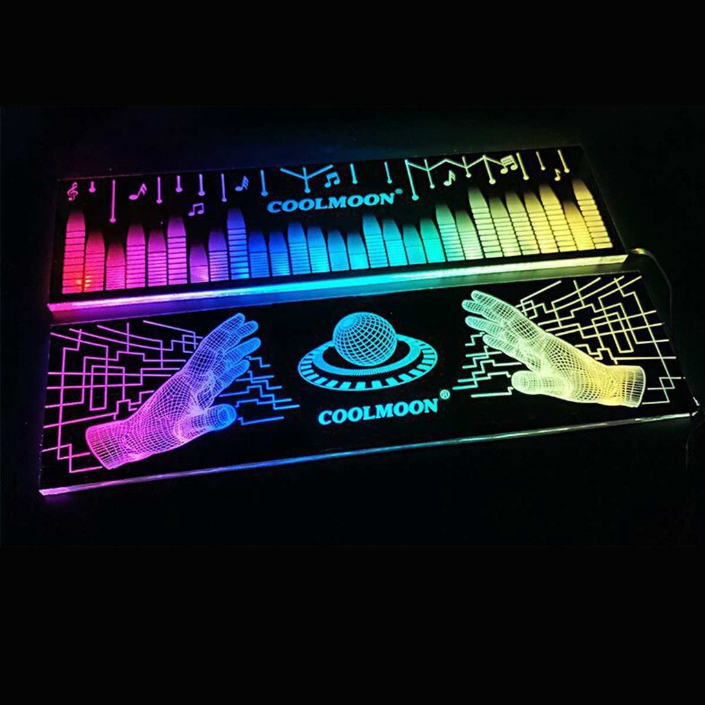 ไฟเคสคอมพิวเตอร์ COOLMOON Chassis Light Board 16 million RGB Light ...