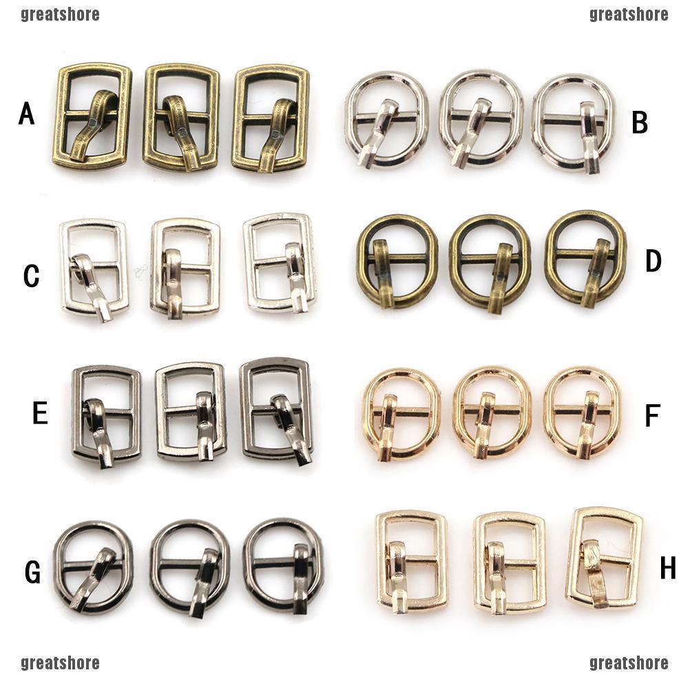 3PCS 4.5MM Diy mini ultra-small Japanese word buckle belt buckle For ...