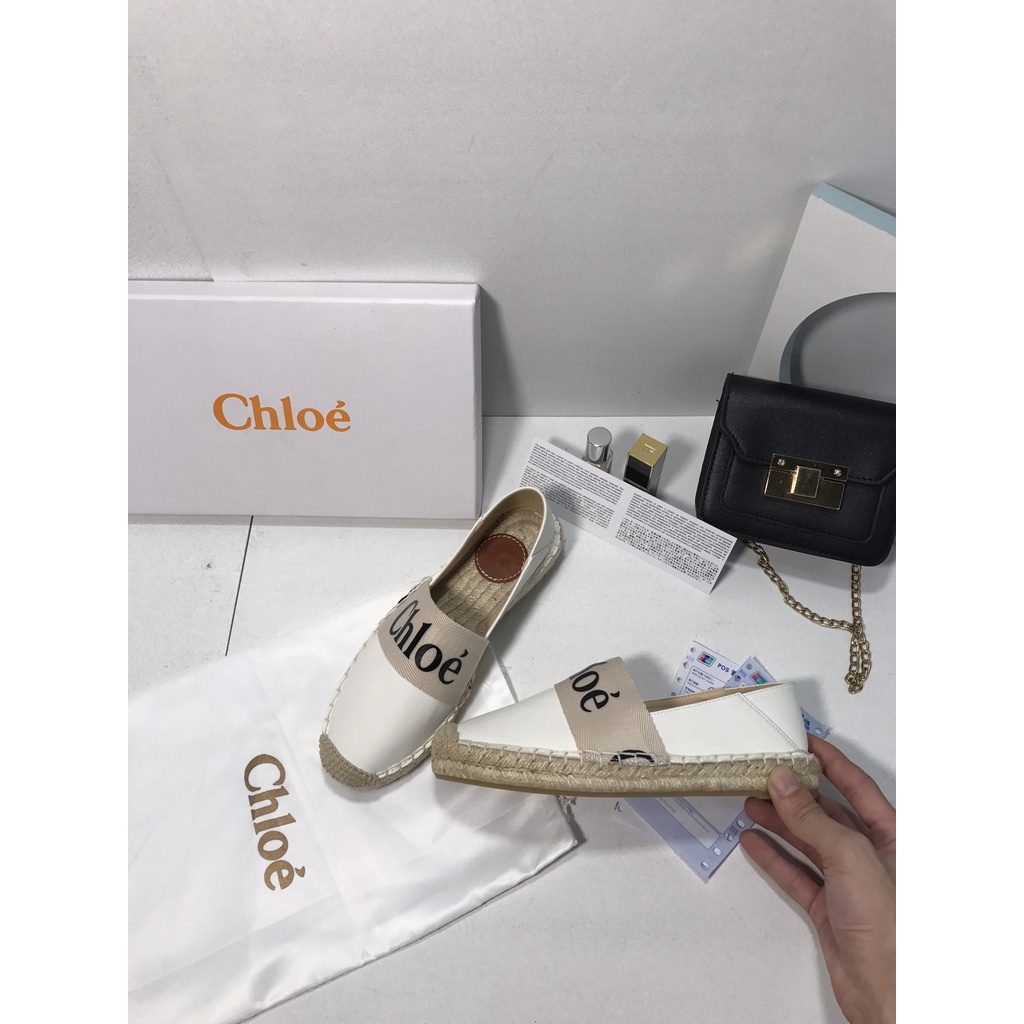 [COD] ☼CHLOE 2021 ใหม่ Slip-On รองเท้าลำลอง Woody Flat Mules Women ...