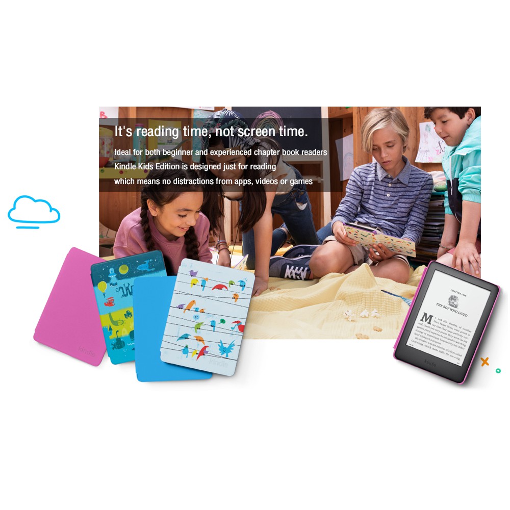 Amazon Kindle Kids eBooks Reader (10th Gen 2019) 8GB Wi-Fi หน้าจอขนาด 6 ...