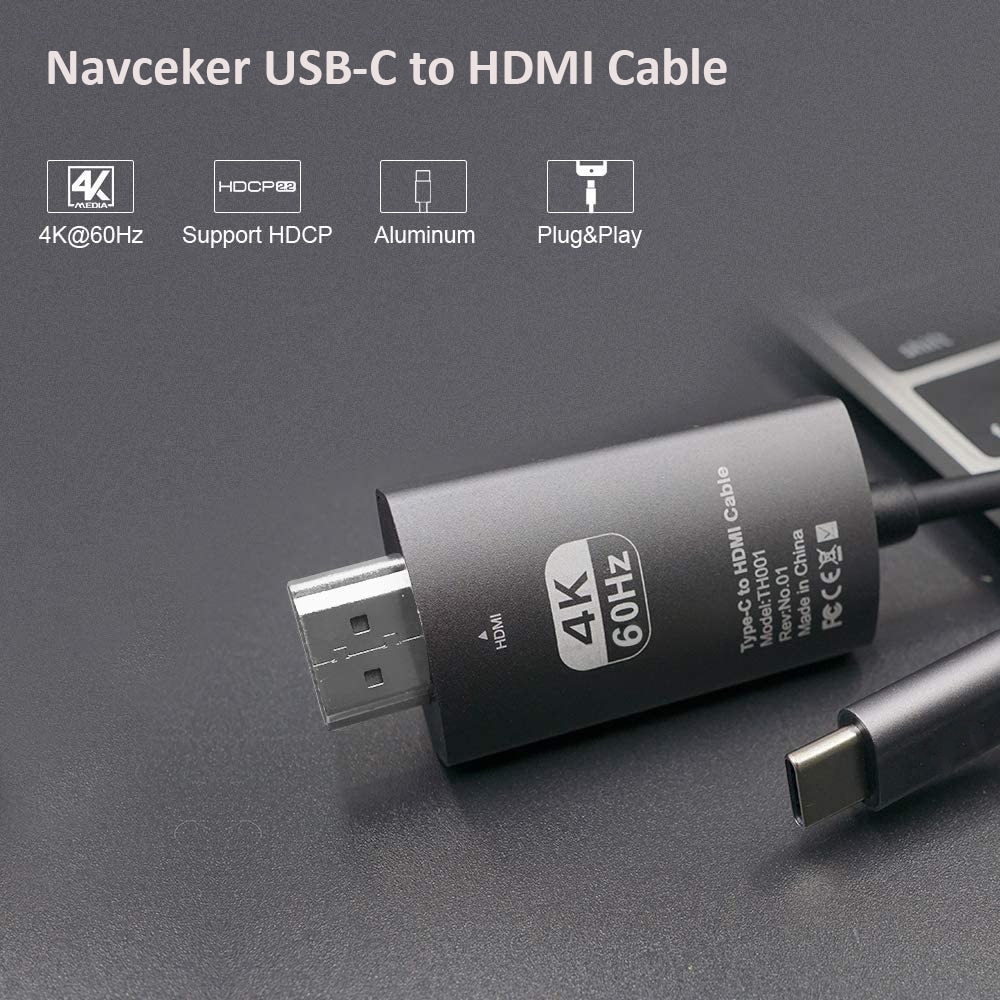 SAMSUNG HUAWEI 2020 Best Usb C 3 . 1 To Hdmi 4k อะแดปเตอร์สายเคเบิ้ล ...