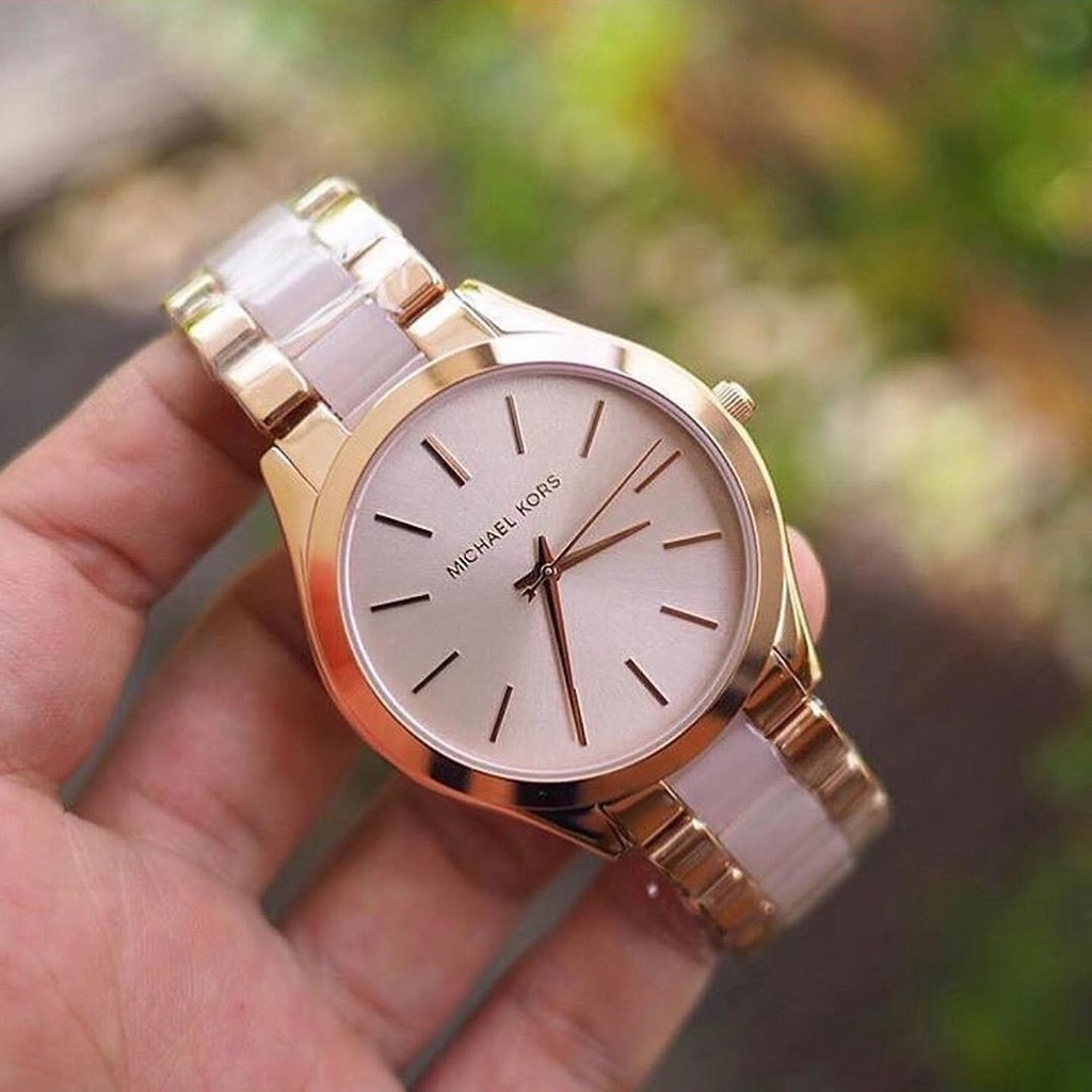 นาฬิกาไมเคิลคอร์ Michael kors Mk 5798 Bradshaw นาฬิกาข้อมือแฟชั่นสตรี ...