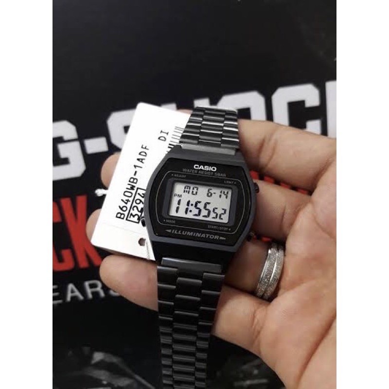 Casio รุ่น B640 B640WC-5ADF สี Pink-Gold B640WB-1ADF สีดำ และ B640WDG ...