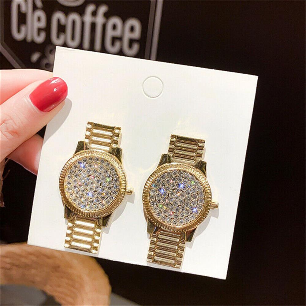 ROSE Gorgeous Watch Drop Dangle Earrings Drop Dangle Watch Shape ...