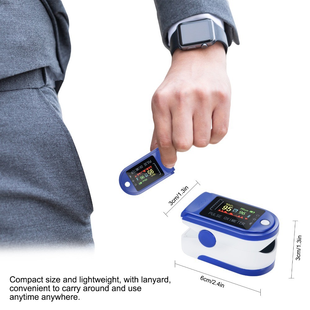 Finger Oximeter Fingertip Pulse Oxymeter Spo2 Monitor Oxygen Meter A2 ...