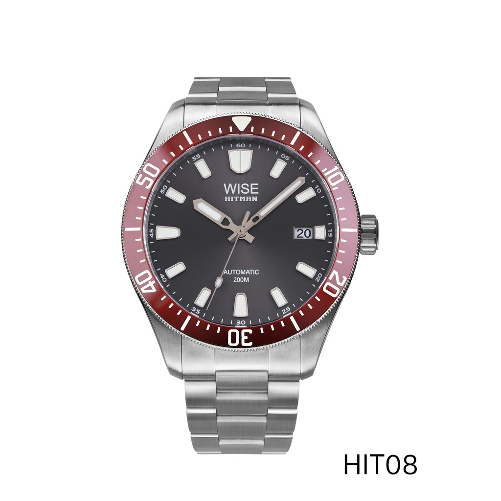 WISE รุ่น HITMAN Automatic 200 m. นาฬิกาผู้ชาย รหัส HIT08 | Shopee Thailand