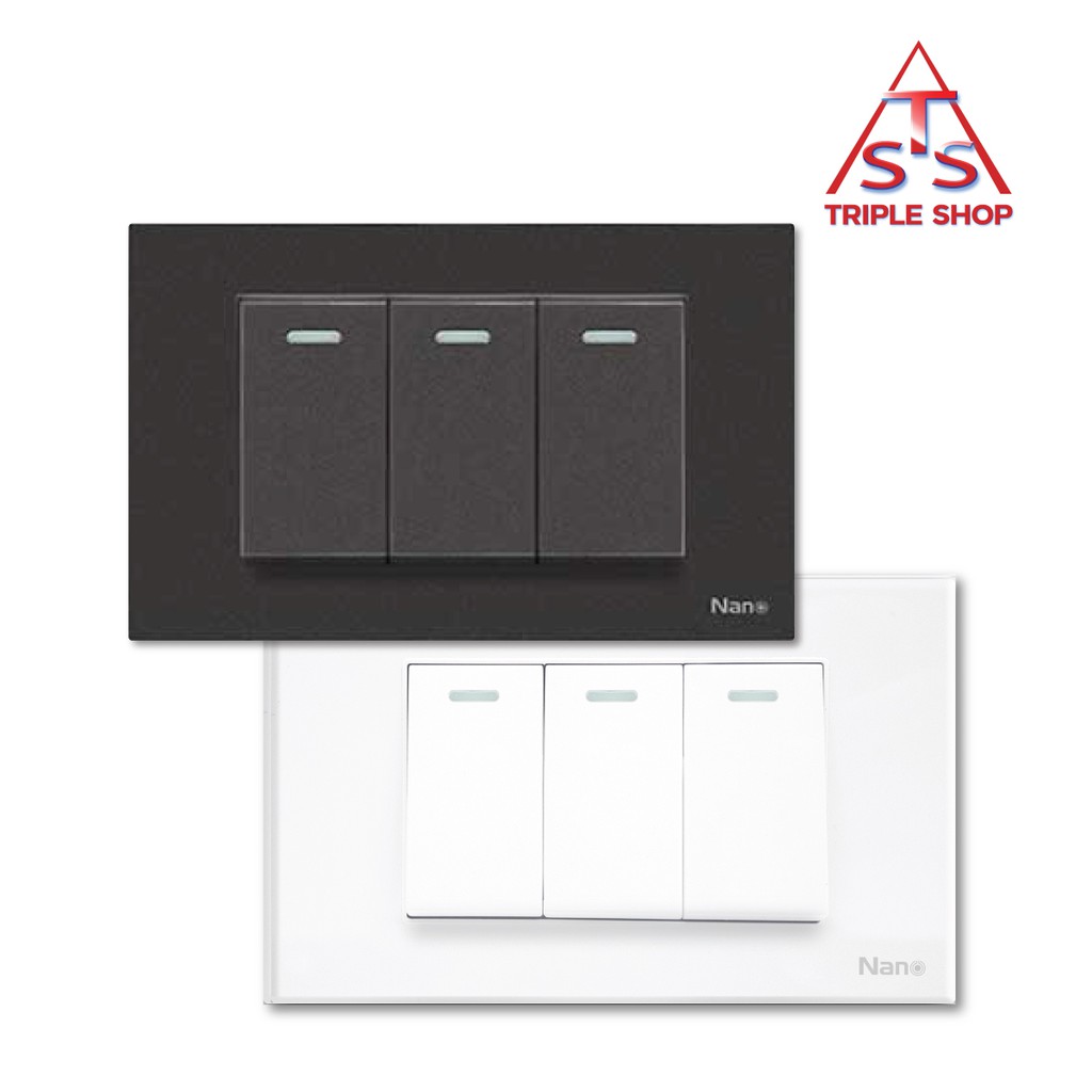 NANO เต้ารับกราวคู่ ปลั๊กกราวคู่ ชุดปลั๊กไฟ ชุดสวิทซ์ สวิทซ์ ปลั๊ก Urban Series - triplesolution ...