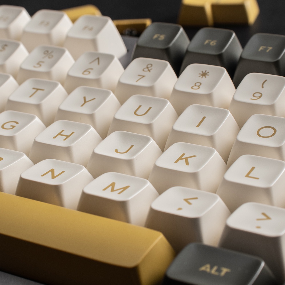 AiFei shimmer white keycaps SA profile Double Shot ABS keycap 170keys ...