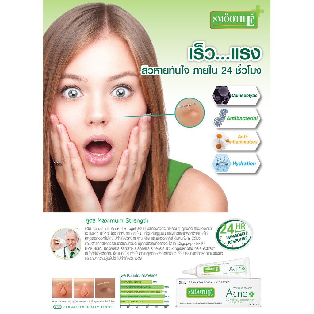 Smooth E Anti Acne Hydrogel 7g - miss_beauty - ThaiPick