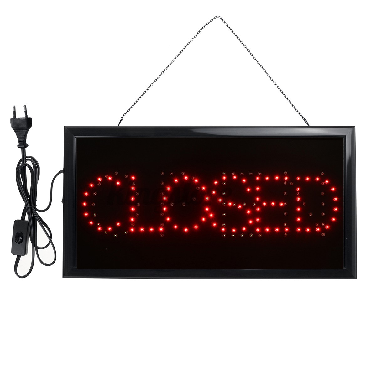 Flashing LED Neon Light Business Sign OPEN CLOSE 2 in 1 Display Cafe ...