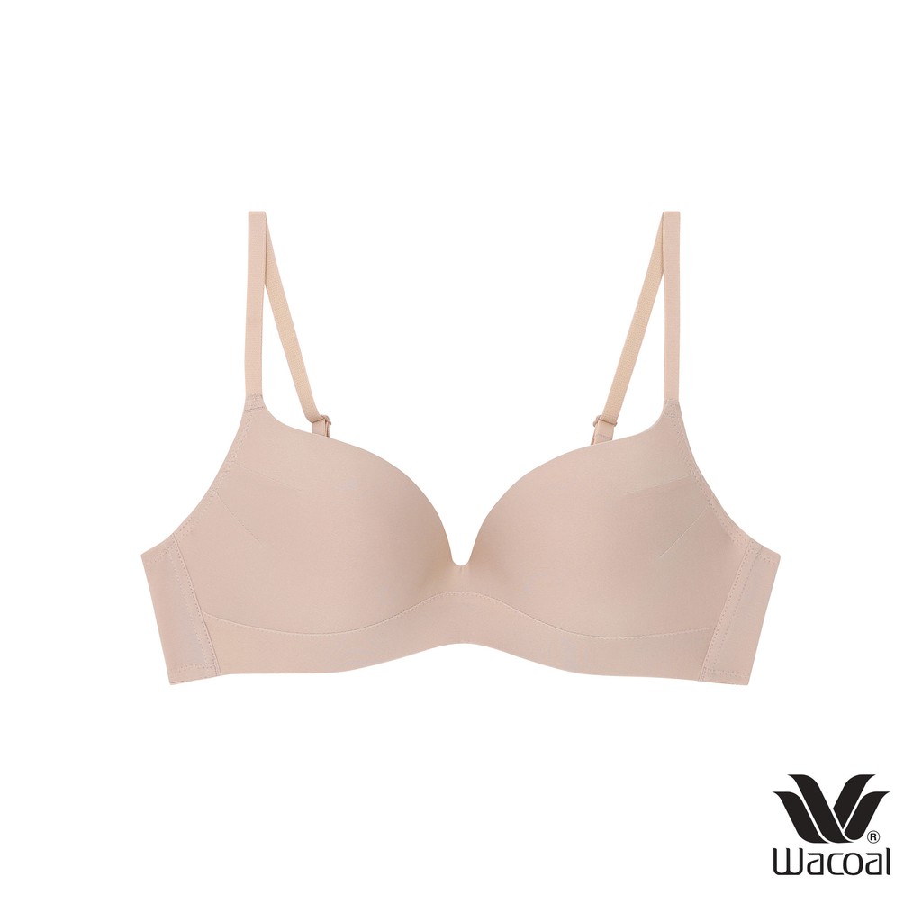 Wacoal Basic Bra set 3 ชิ้น บราไร้โครง รุ่น WB9B22 สีเนื้อ-ครีม-ดำ - wacoal - ThaiPick