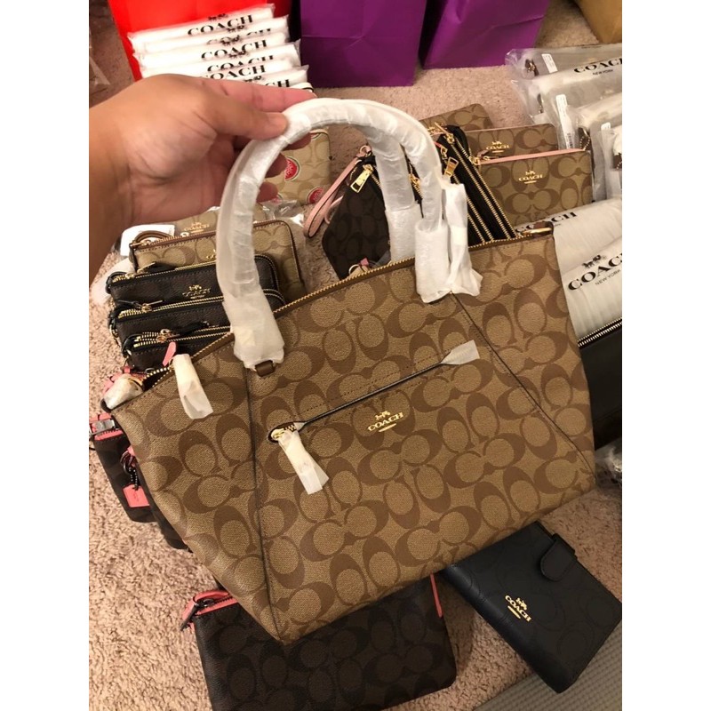 แท้100% COACH PRAIRIE SATCHEL IN SIGNATURE CANVAS (COACH F79998 ...