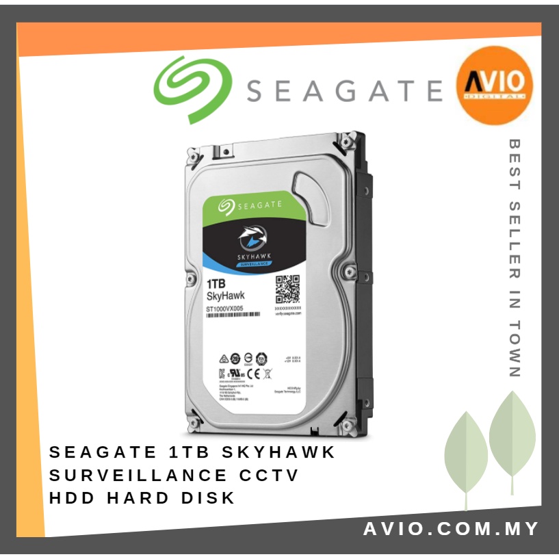 Seagate 1TB 3.5 Video Surveillance HDD Internal Hard Disk Drive 5900RPM ...