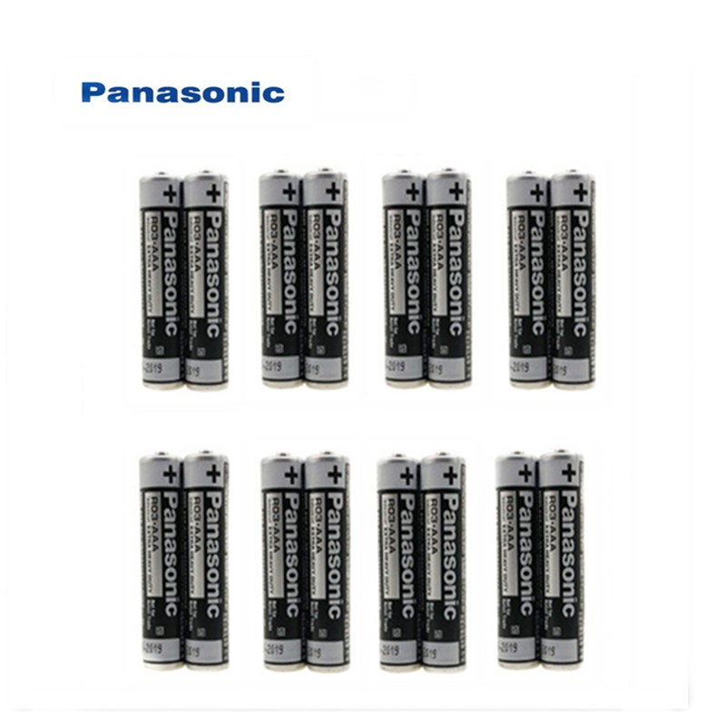 แบตเตอรี่แท็บเล็ต 16pcs Panasonic R03 1.5V AAA Battery Alkaline ...