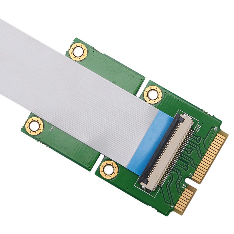 Mini PCI-e to USB PCI-E Express 1 X Riser Extender Adapter Card + 15 / ...