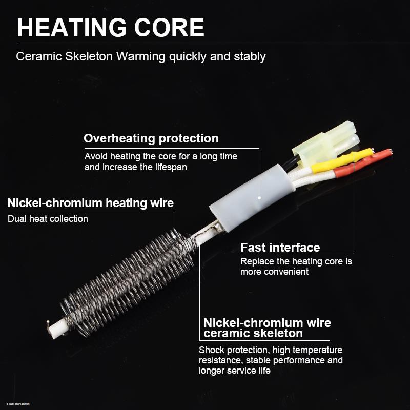 QUICK 857DW+ 957DW+ 706W Hot Air Rework Soldering Station Heating Core ...