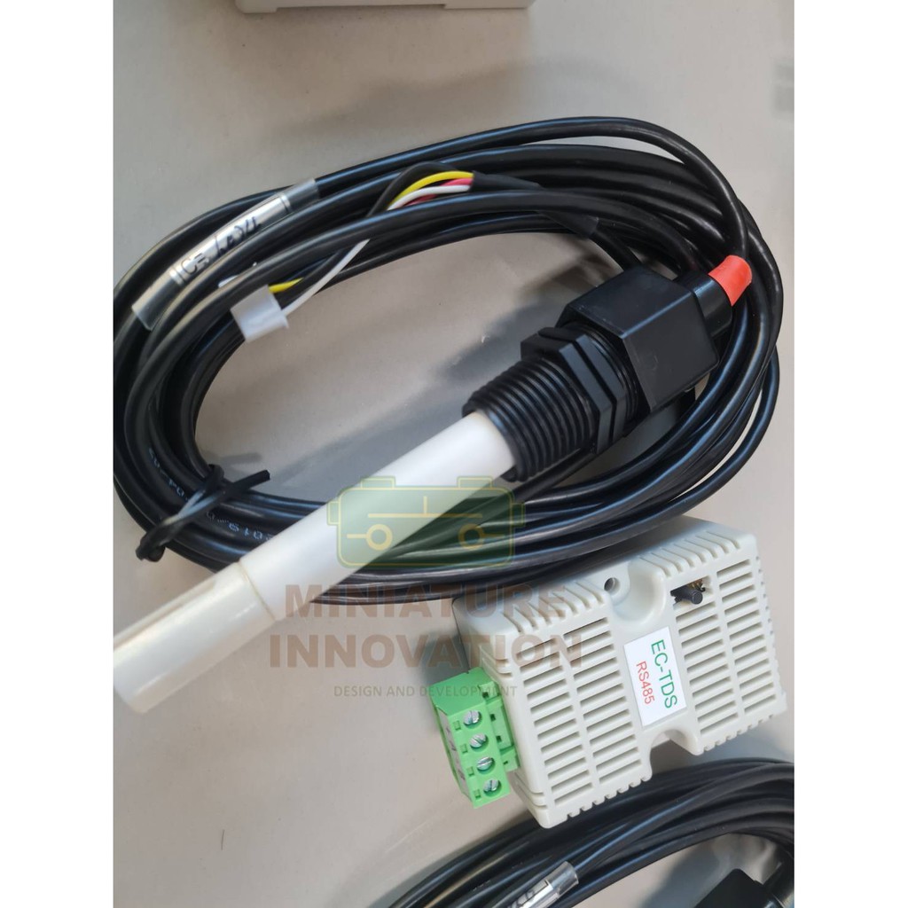 EC transmitter RS485 output with Module Modbus 485 เซ็นเซอร์วัดค่า EC ...