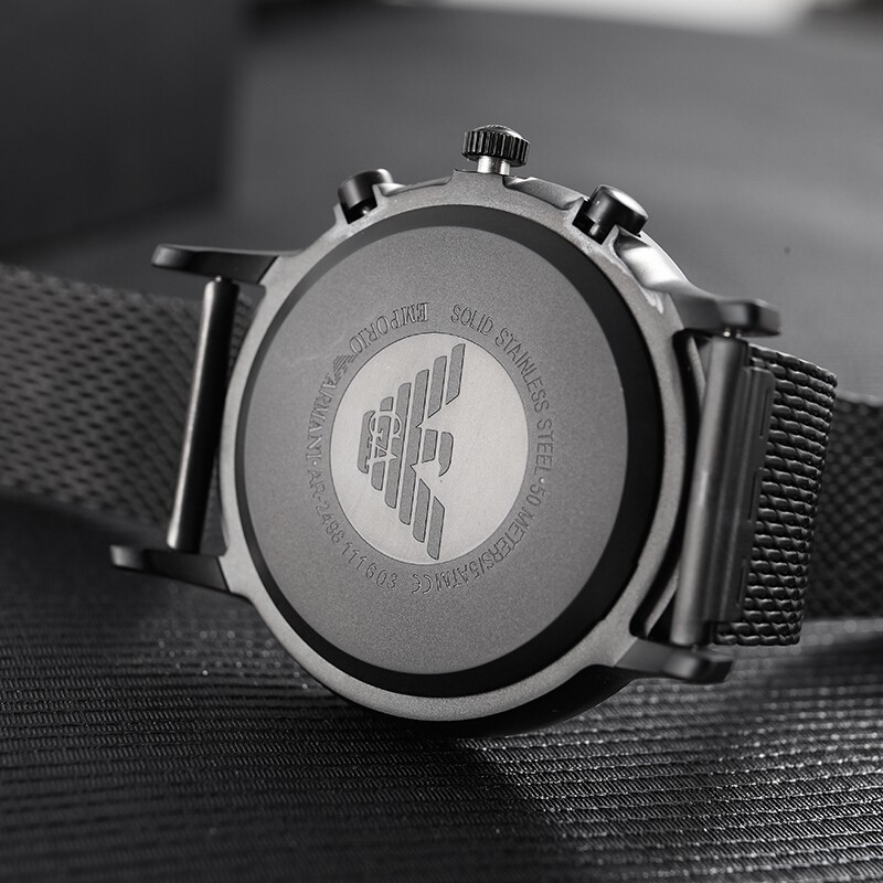 Emporio Armani 100 เดิม AR2498-Brand นาฬิกา AR นาฬิกาผู้ชายพร้อมที่จะ ...