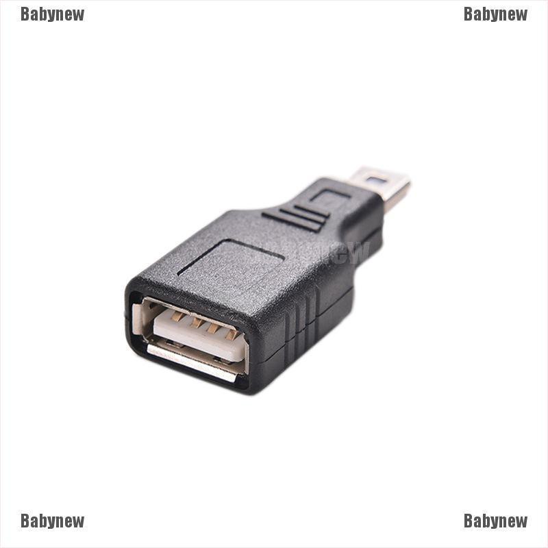 อะแดปเตอร์ USB 2.0 A Female to Mini USB B 5 Pin Male Cord Cable Hub ...