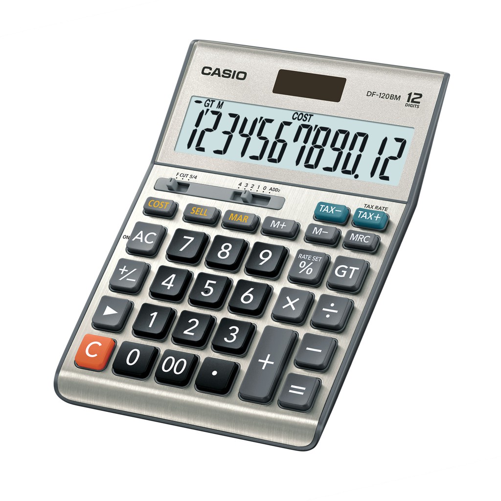 CASIO เครื่องคิดเลข DF-120BM 12 Digits | Shopee Thailand