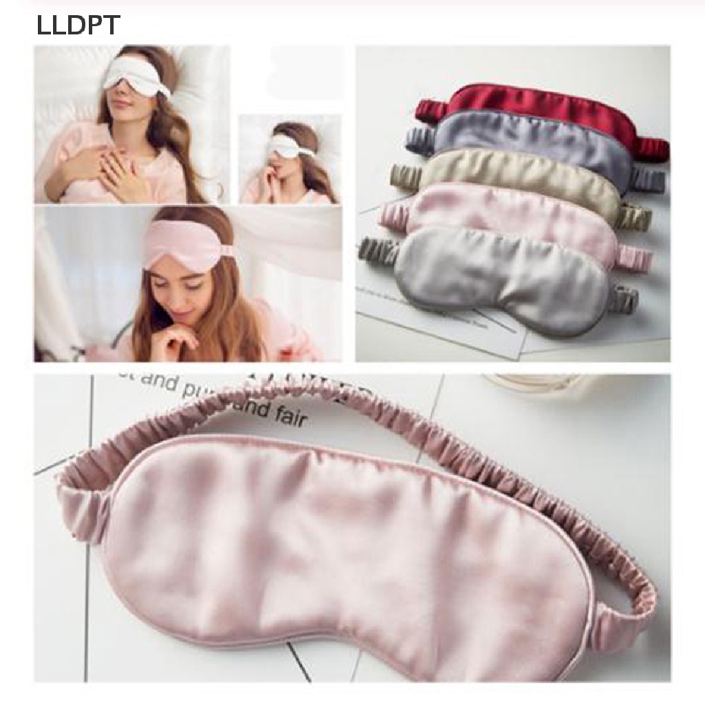 LLDPT 1 set Double-Side Pure Silk EyeShade with Bag Sleeping Eye Cover ...