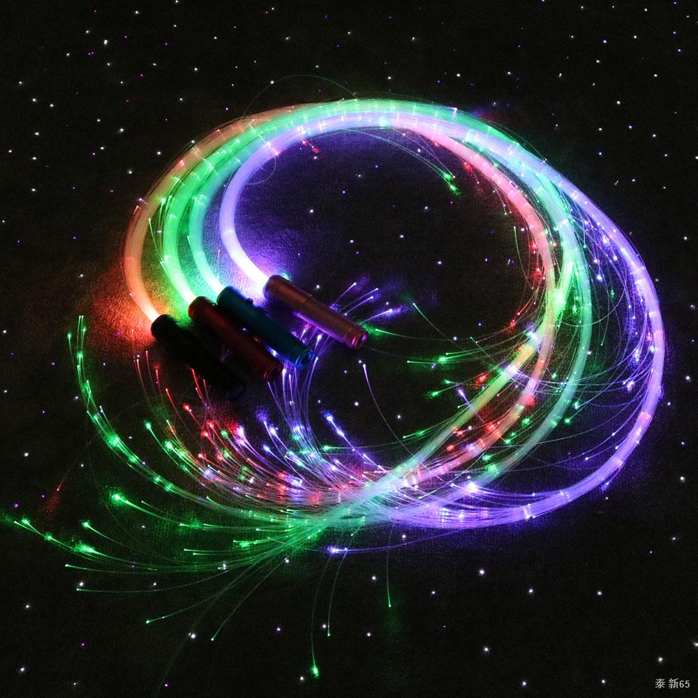 led Fiber Optic cable Whip Led Glow Gloves Multicolor Dance Whip Light ...
