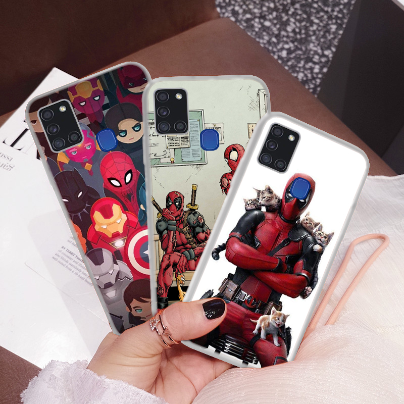 เคสโทรศัพท์มือถือพิมพ์ลาย Deadpool สําหรับ Samsung A51 A70 A71 Note 8 9 ...