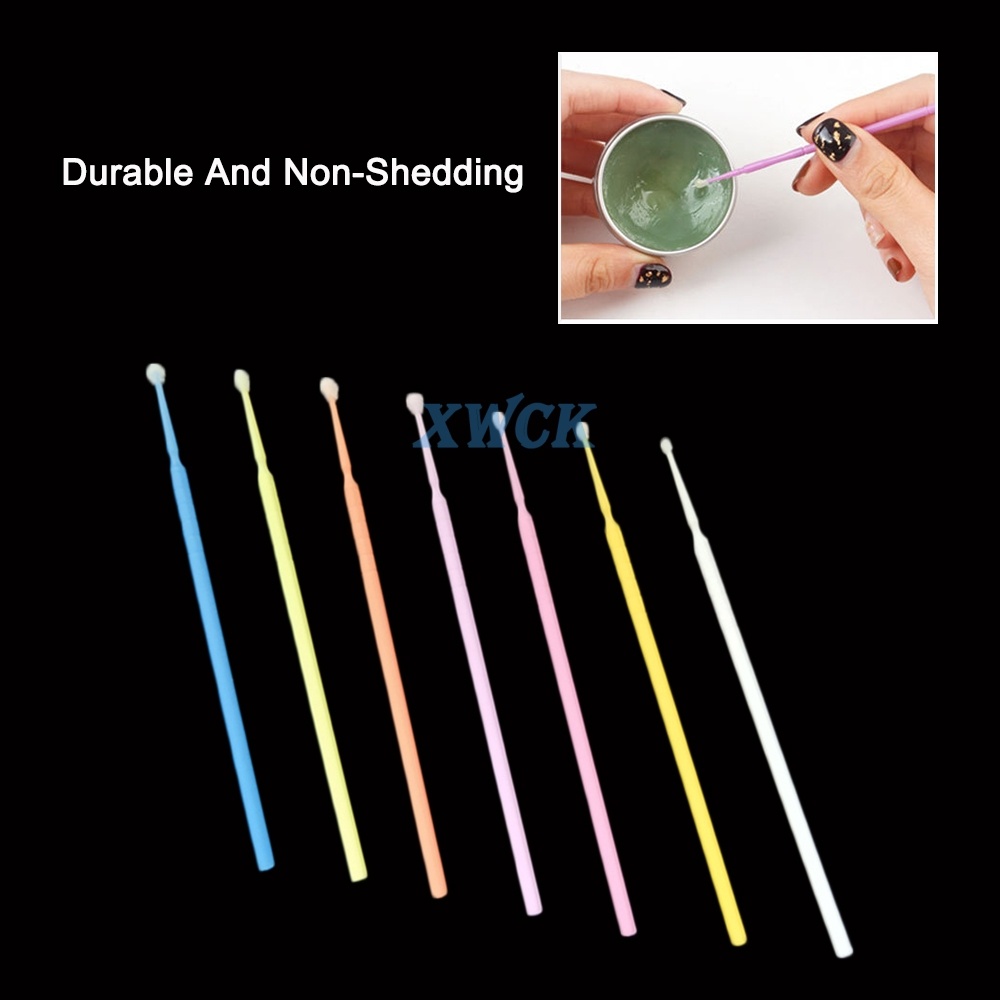 100PCSBottle Dental Disposable Micro Applicators Brushes Dental Brush ...