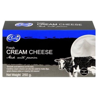 ครีมชีสแคโคโรไลน์(Caroline Fresh Cream Cheese)250g ครีมชีสรสละมุน ...