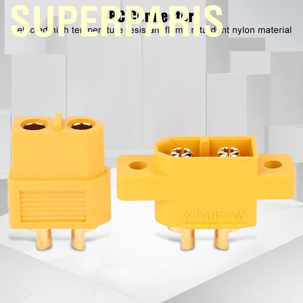 Superparis ปลั๊กเชื่อมต่อ Xt60E - M + Xt 60 สําหรับ Rc Model ...