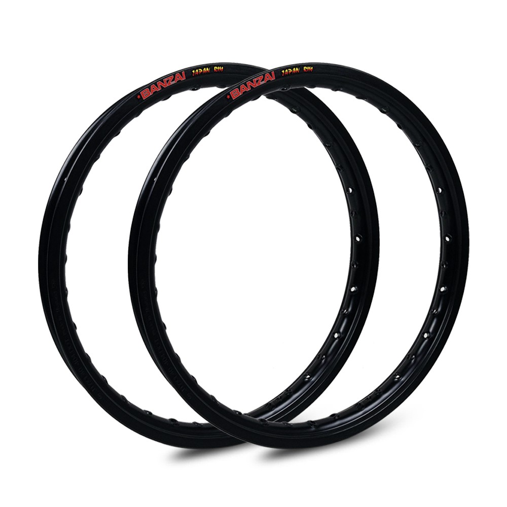 BANZAI บันไซ รุ่น JAPAN RIM 1.4 ขอบ17 นิ้ว ล้อทรงขอบเรียบ แพ็คคู่ 2 วง ...
