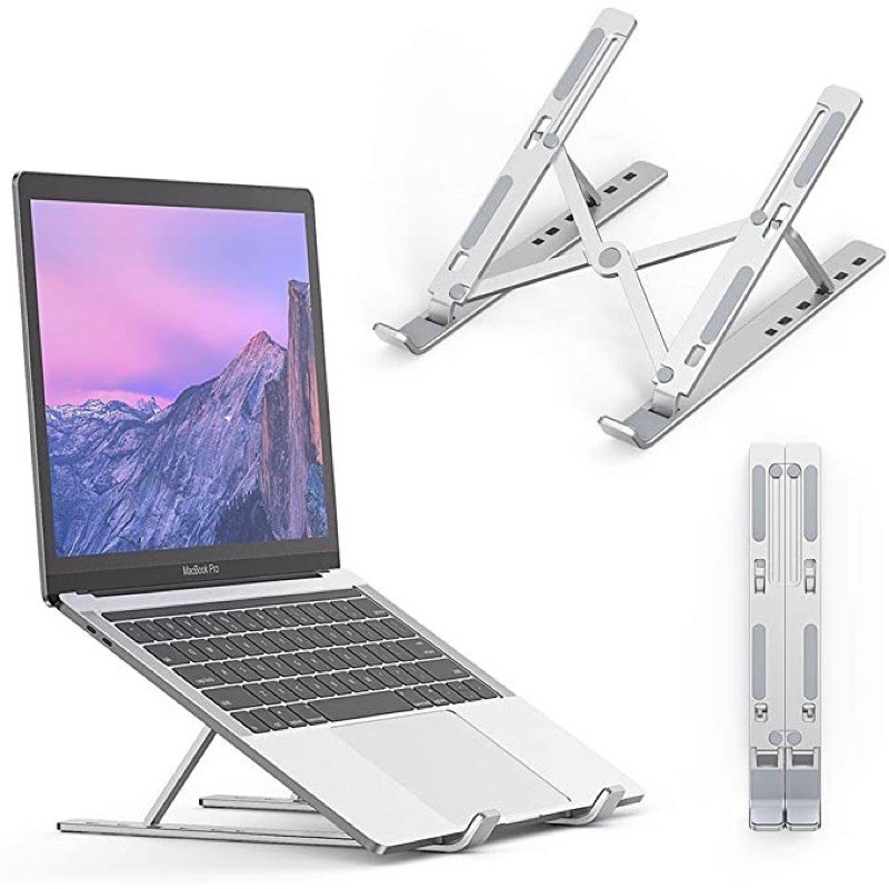 aluminum alloy creative laptop stand ขาตั้งอลูมิเนียม สําหรับวางไอแพด ...