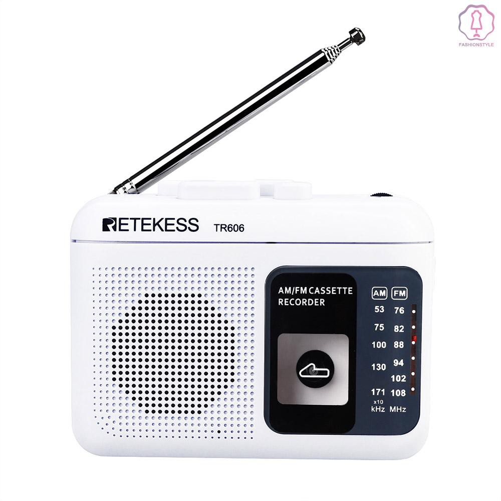 Retekess TR606 Mini Portable AM/FM Radio Telescopic Antenna Radio With ...