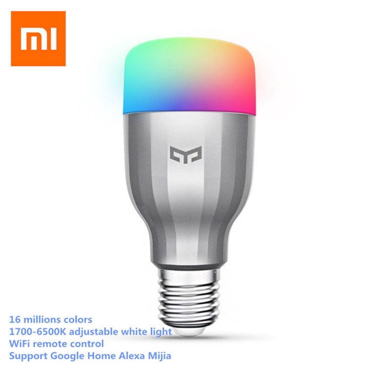 Original Xiaomi Yeelight สมาร์ท Wifi E 27 1700-6500 K 16 ล้านพิกเซลสี | Shopee Thailand