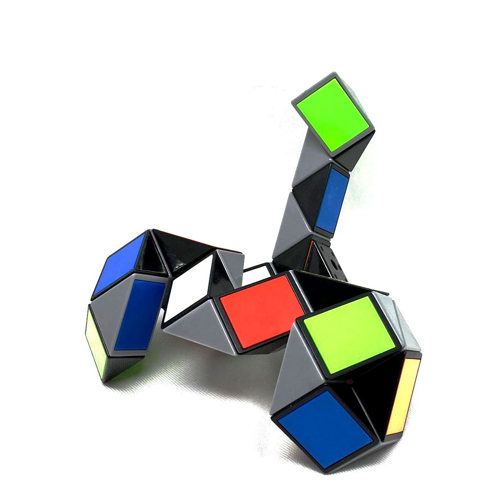 รูบิคงู Rubik Snake Twist 36 ท่อน แบบหลากสี ขนาดมาตราฐาน (3 cmชิ้น ...