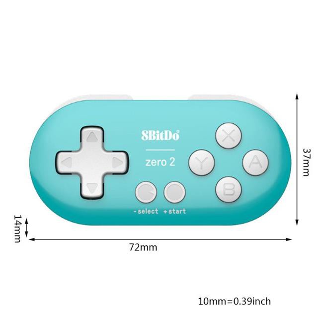 8BitDo Zero 2 Bluetooth Wireless Gamepad Game Controller For N-intendo ...