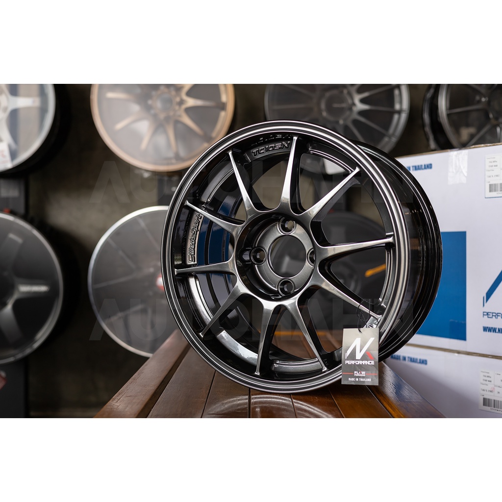 ล้อ NK performance ขอบ 15 นิ้ว รีดเบา Flowforming ลาย TC105N สี NK-Dark ...