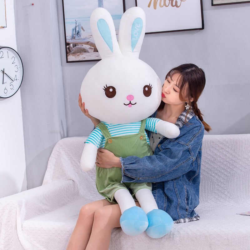 Cute Rabbit Plush Toy Little Bunny Doll Girl Doll Large Bed Pillow HJbk ...