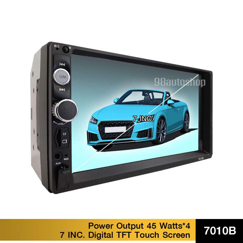 จอ7นิ้วเครื่องเล่น 2din 7010 7นิ้ว ลิ้งภาพมือถือ บูลทูด USBSDFM NOCDลิ้งค์สายมือถือขึ้นหน้าจอ ...