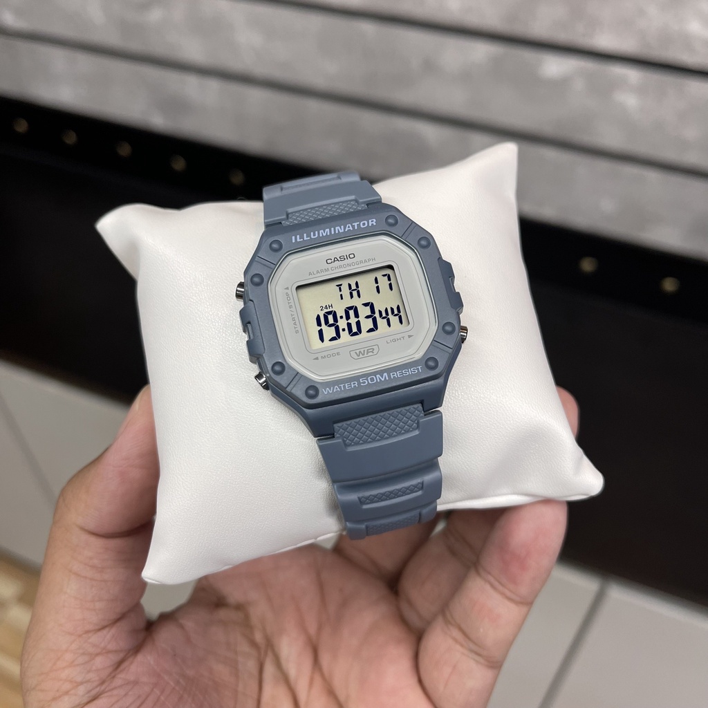 CASIO รุ่น W-218HC-4 W-218HC-4A2 W-218HC-2W-218HC-8 ของแท้ รับประกัน 1 ...