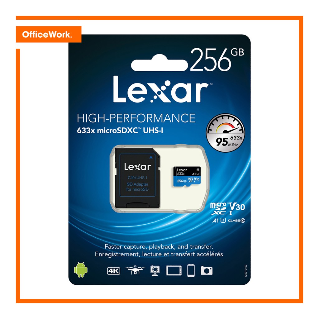 Lexar 32GB64GB128GB High-Performance 633x Class 10 UHS-I ...