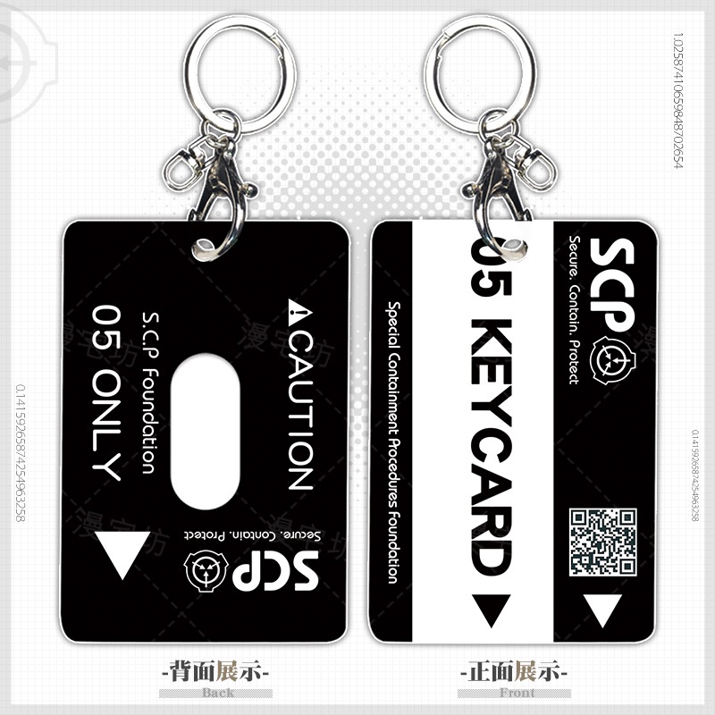 อุปกรณ์ประกอบฉากคอสเพลย์ Scp Foundation Cosplay Card Set Access Control ...