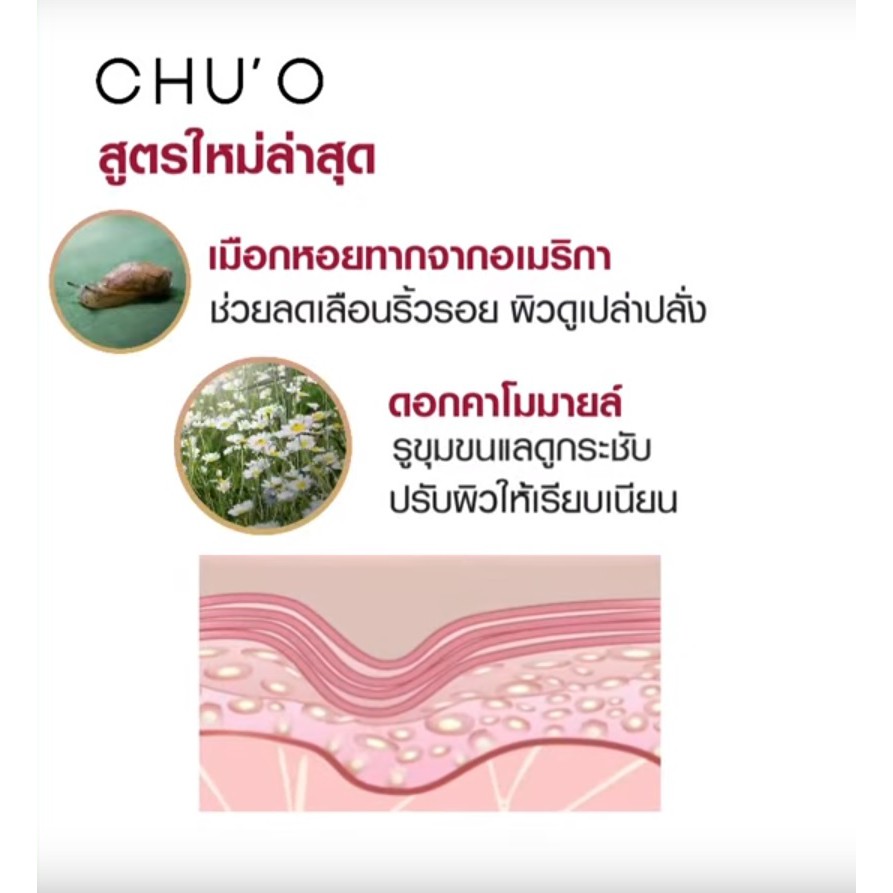 CHUO Snail Mucus Anti-Wrinkle Serum (30 ml.) CHUO Snail Mucus Intensive ...