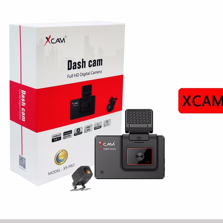 กล้องติดรถยนต์ CAR DVR XCAM X9 PRO WIFI (แถมฟรี MICRO SD 64GB.KINGSTON ...