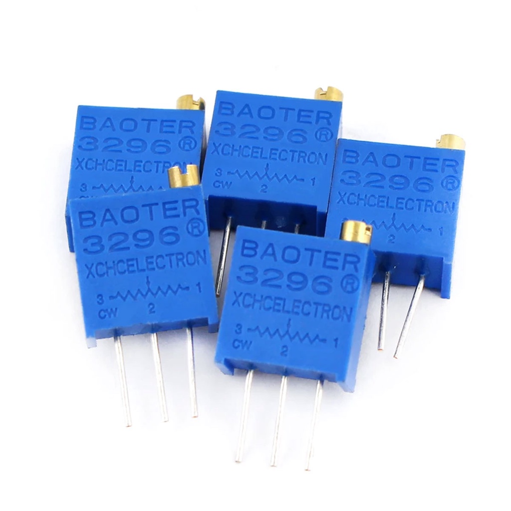 ตัวต้านทานปรับค่า VR แนวตั้ง 3296W Trimpot Trimmer Potentiometer 3296 ...